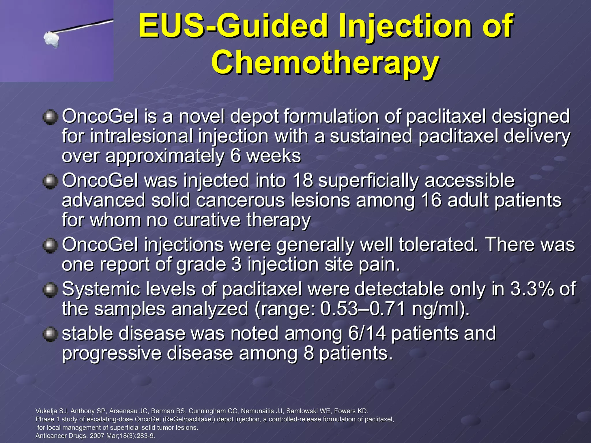 Therapeutic Eus 2008 | PPT