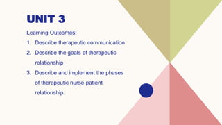 Therapeutic-nurse-patient-relationship.pptx | Family and Relationships