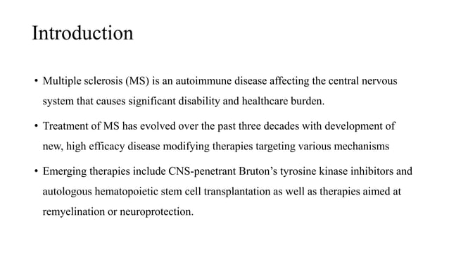 Therapeutic advances in Multiple sclerosis.pptx