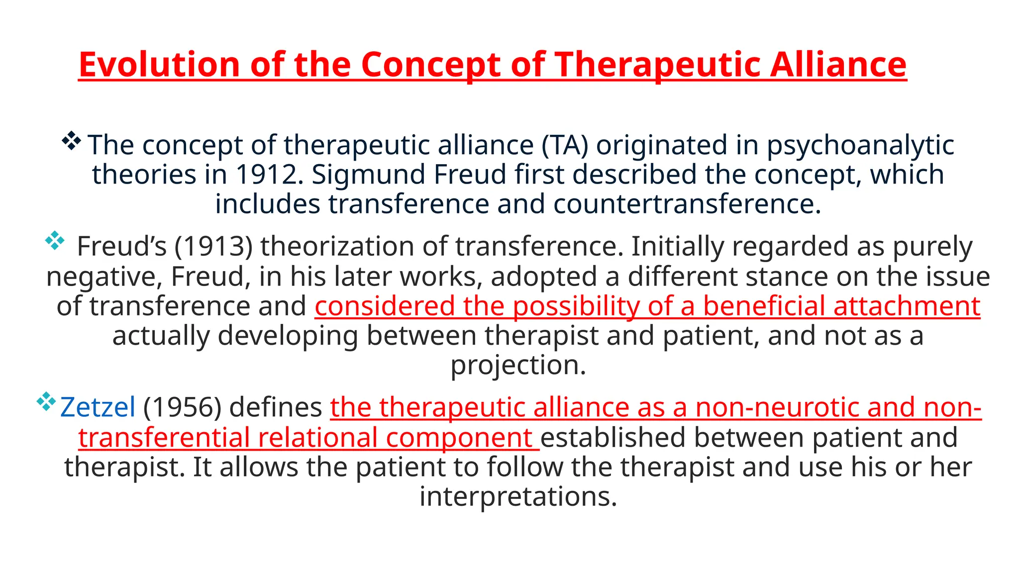 Therapeutic alliance and research studies | PPTX