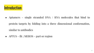 THERAPEUTIC APTAMERS.pptx