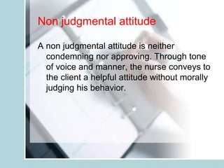 Therapeutic attitude | PPTX