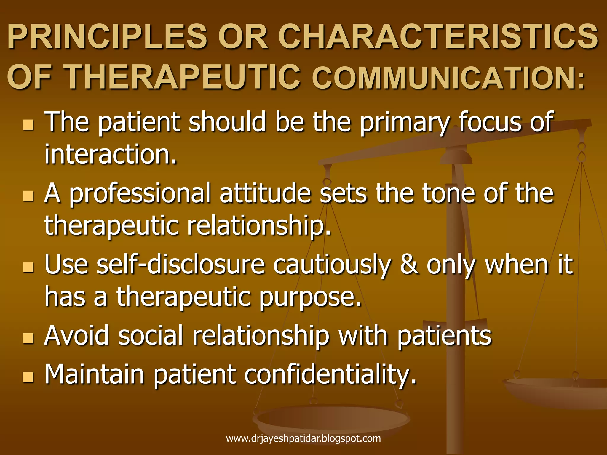 Therapeutic communicatio | PPSX