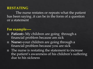 Therapeutic communication | PPT