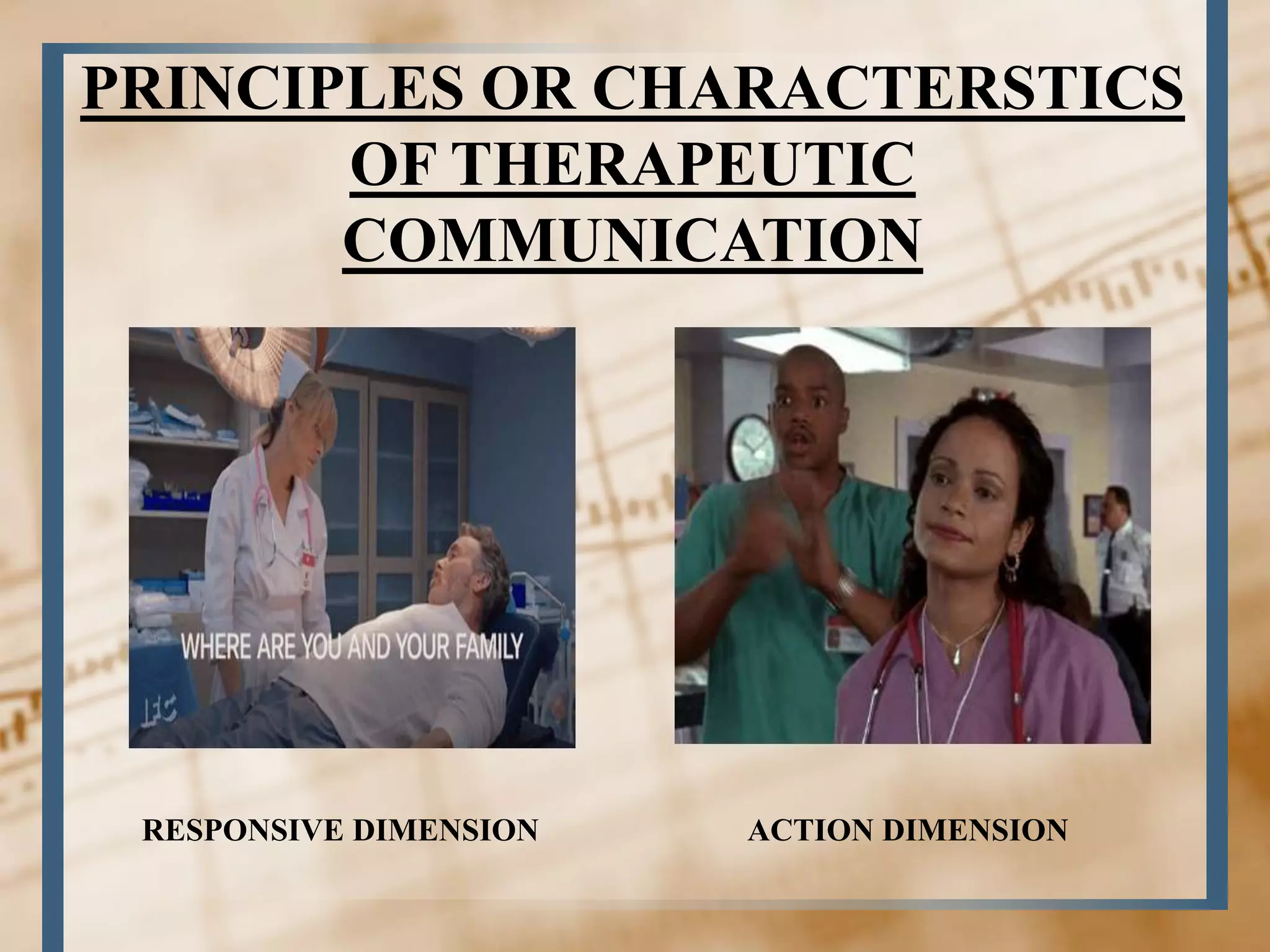 Therapeutic communication | PPTX