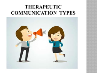 THERAPEUTIC COMMUNICATION TECHNIQUES MENTAL HEALTH NURSING | PPTX