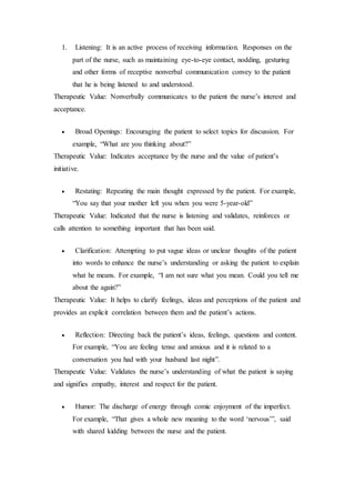 THERAPEUTIC COMMUNICATION – Principles or Characte.docx