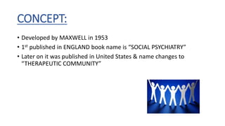 Therapeutic community | PPTX