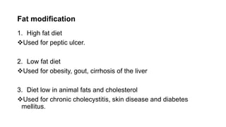 therapeutic diet.pptx | Digestive Disorders | Diseases and Conditions