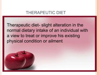 Therapeutic diet introduction .pptx