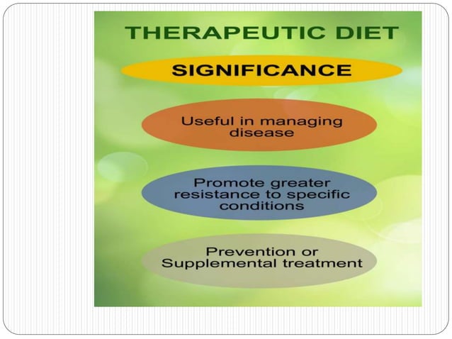 Therapeuticdiets | PPTX | Diabetes | Diseases and Conditions