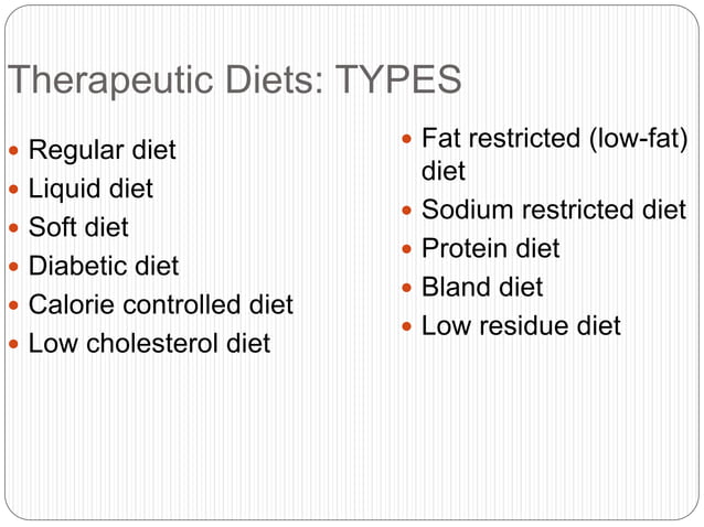 Therapeuticdiets | PPTX | Diabetes | Diseases and Conditions