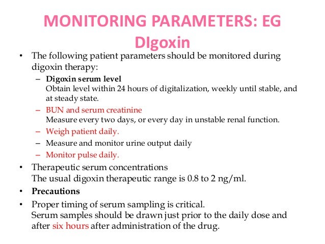 Therapeutic drug monitoring