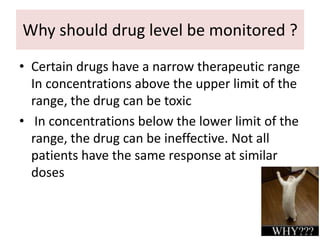 Therapeutic drug monitoring | PPTX