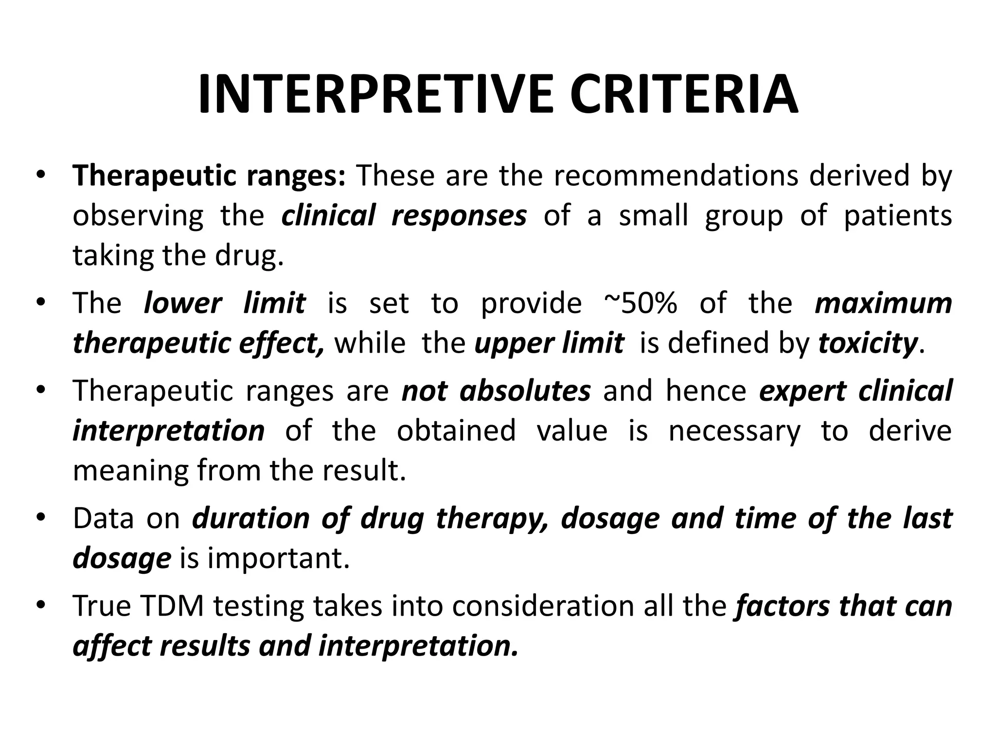 Therapeutic drug monitoring | PPTX
