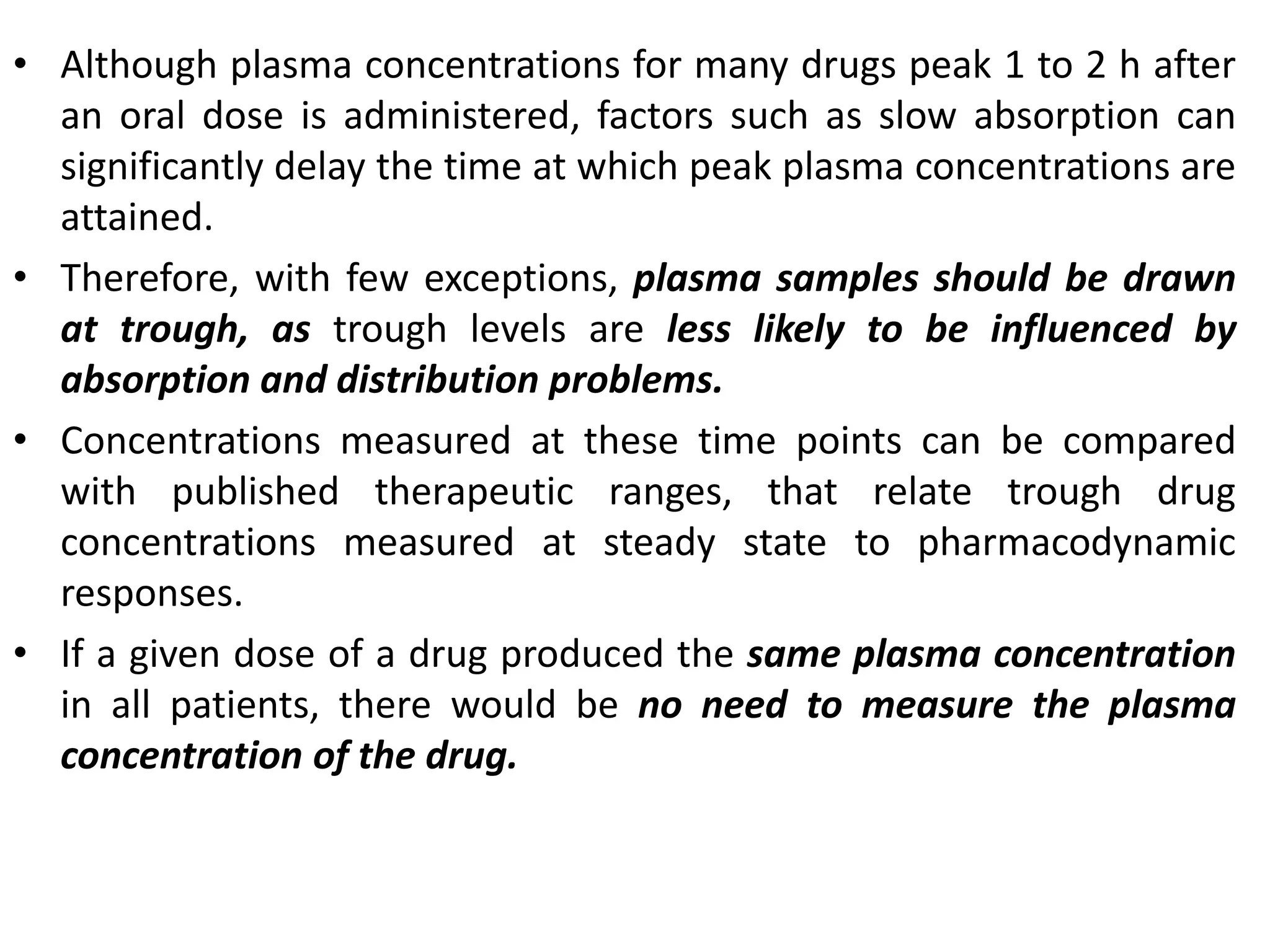Therapeutic drug monitoring | PPTX