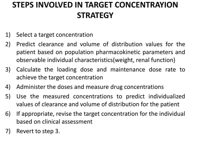 Therapeutic drug monitoring | PPTX