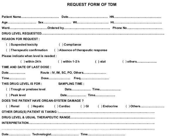 Therapeutic drug monitoring