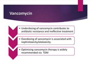 Therapeutic drug monitoring | PPTX