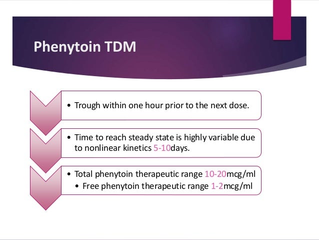 Therapeutic drug monitoring