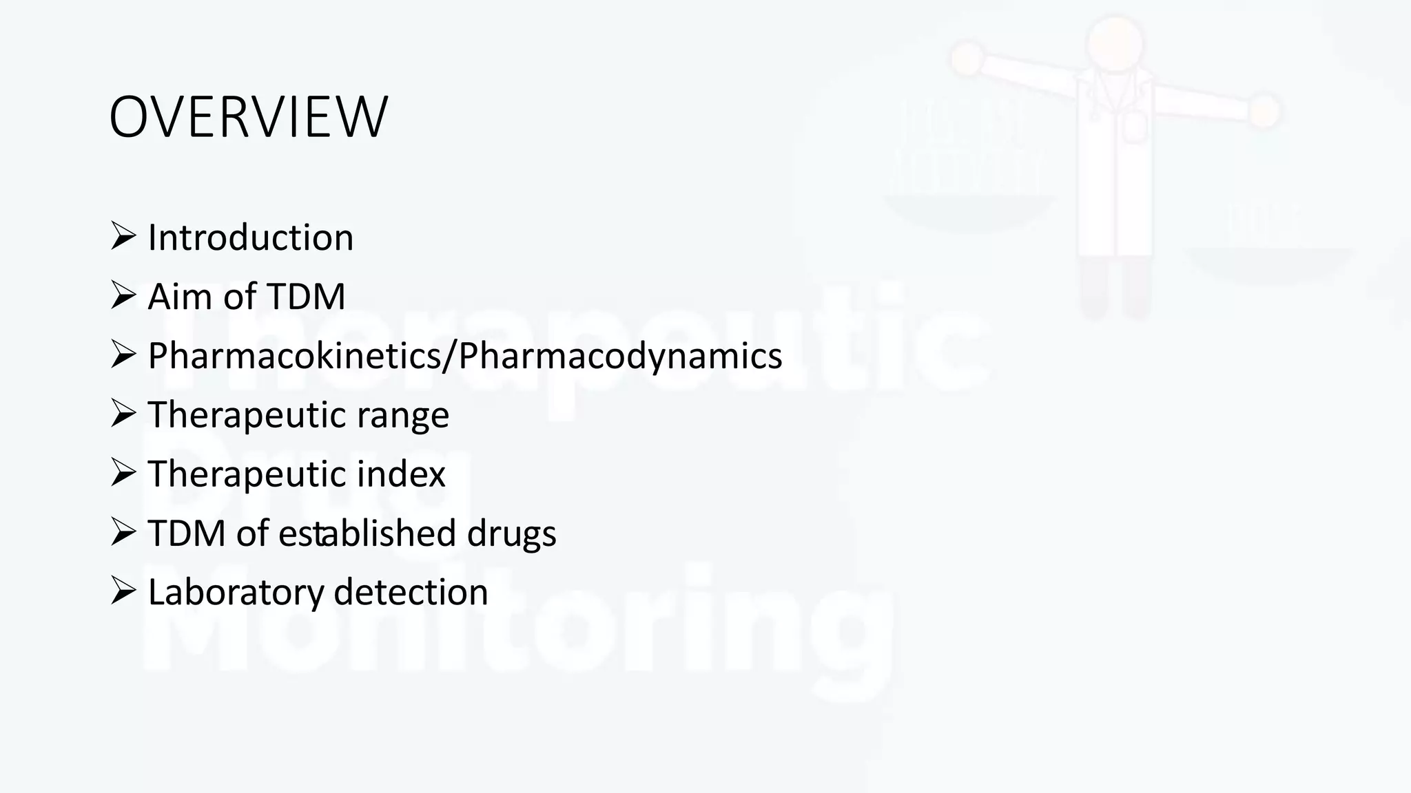 Therapeutic drug monitoring (TDM) | PPTX