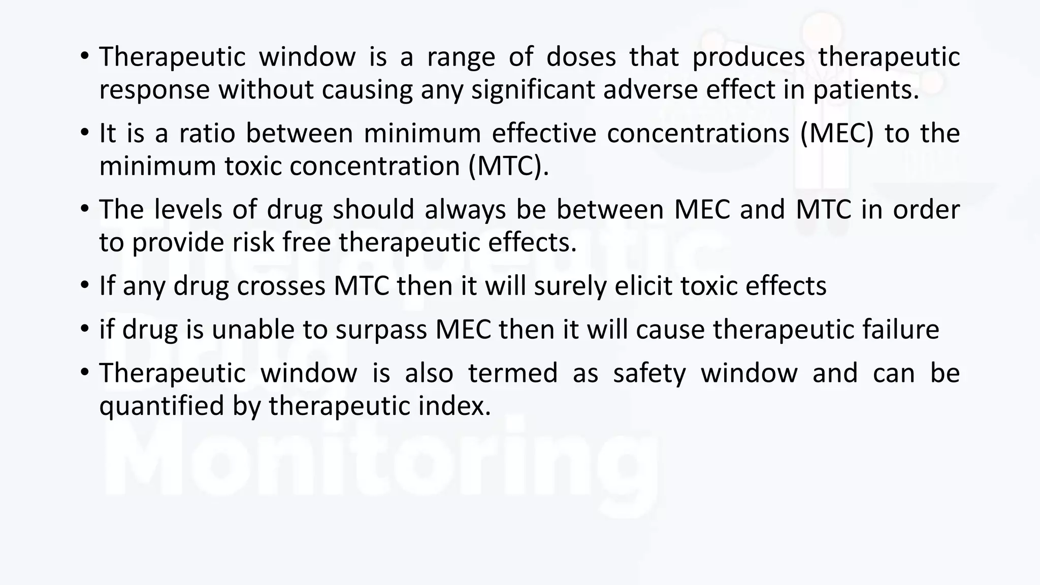 Therapeutic drug monitoring (TDM) | PPTX