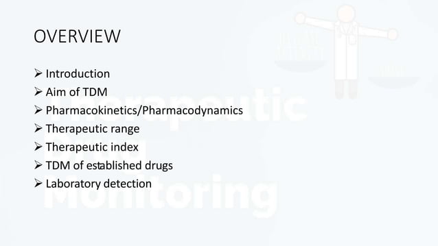 Therapeutic drug monitoring (TDM) | PPTX