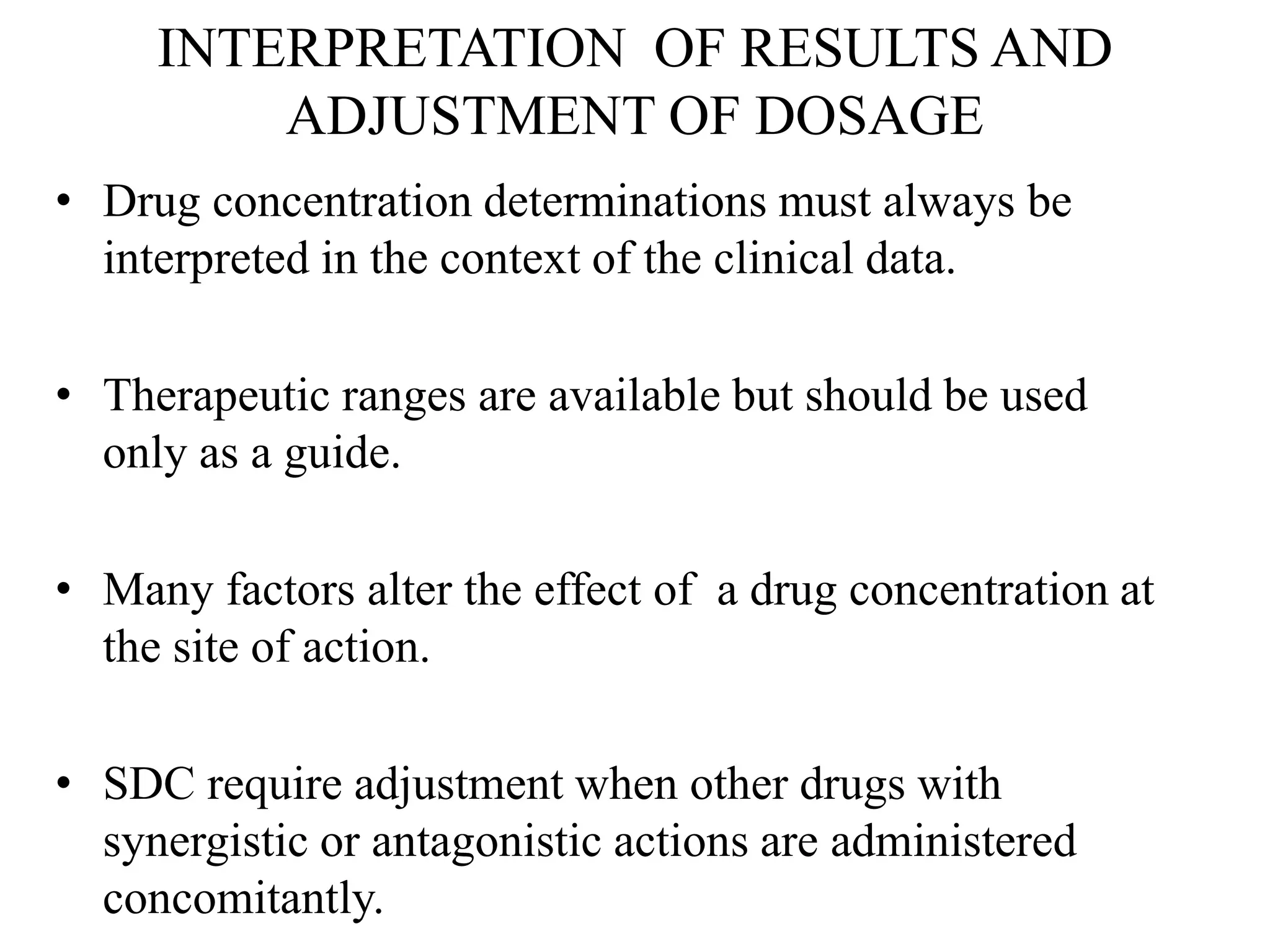 Therapeutic drug monitoring | PPTX