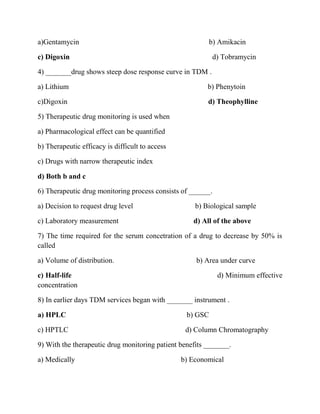Therapeutic drug monitoring- Descriptive questions and answers.docx