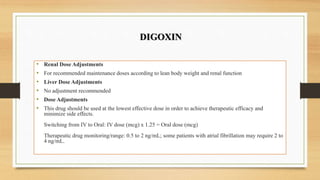Therapeutic drug monitoring of cardiovascular agents | PPTX