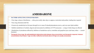 Therapeutic drug monitoring of cardiovascular agents | PPTX