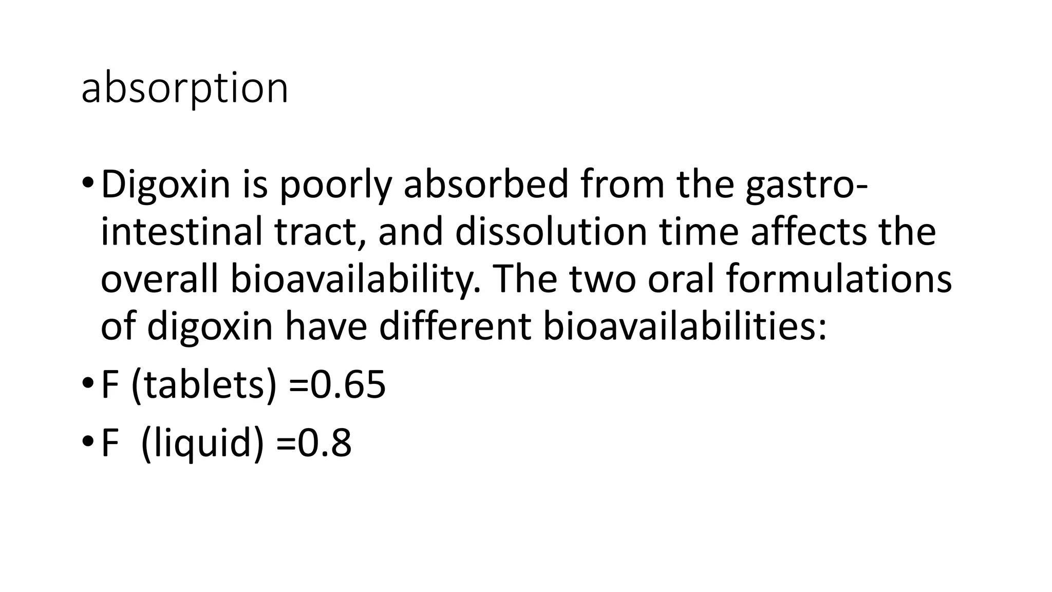 digoxin Therapeutic drug monitoring | PPTX