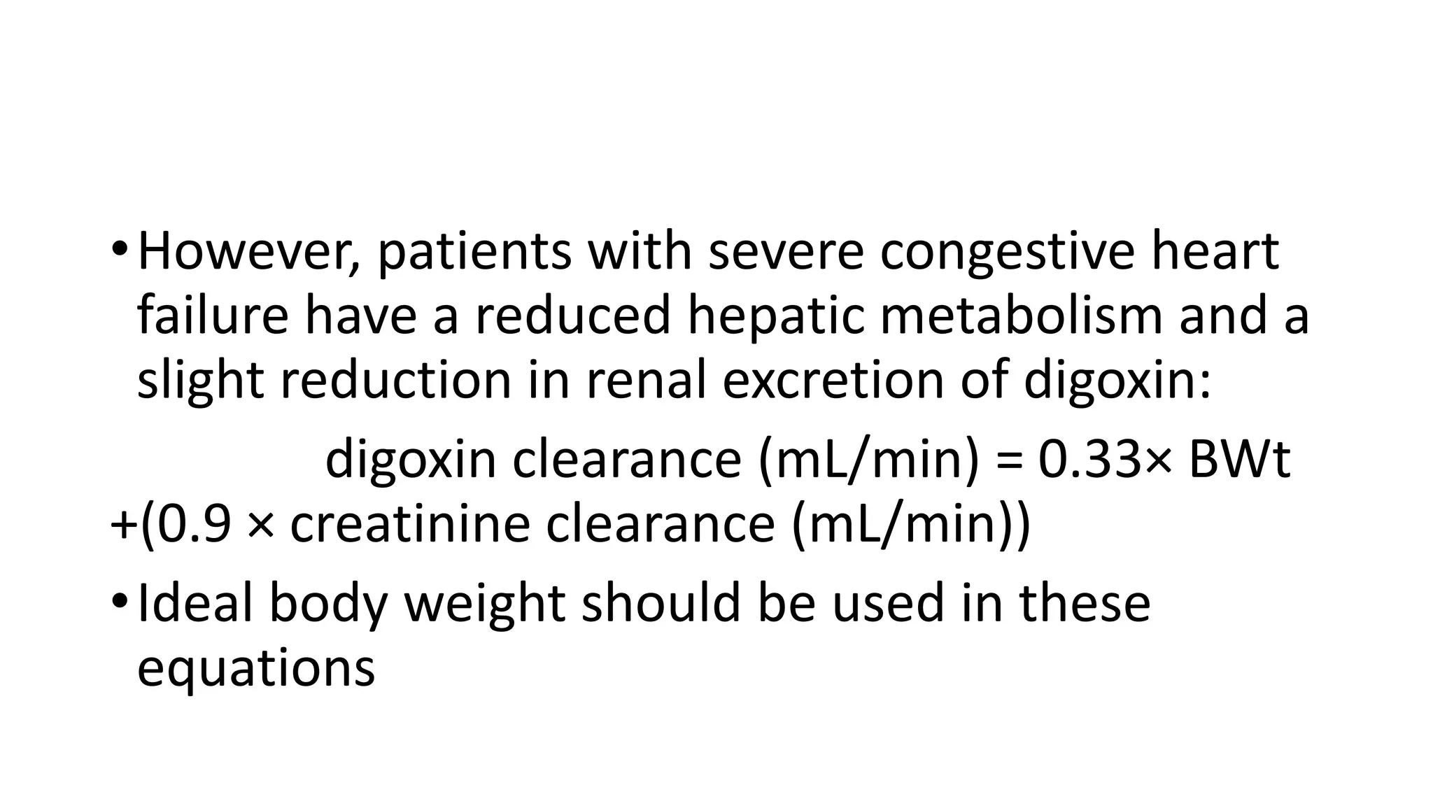 digoxin Therapeutic drug monitoring | PPTX