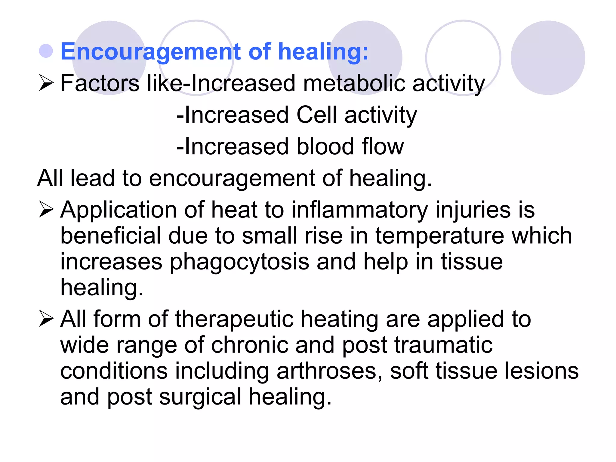 THERAPEUTIC_EFFECTS_OF_LOCAL_TISSUE_HEALING.ppt | First Aid | Injuries