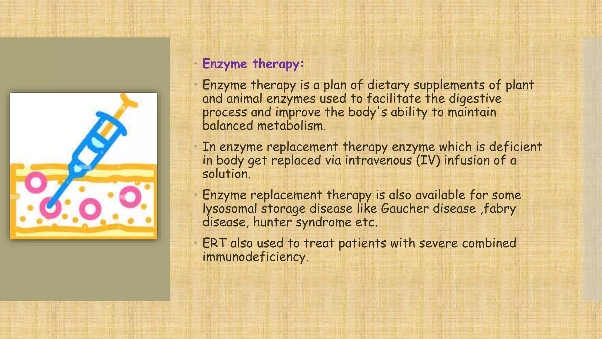 Therapeutic enzymes working | PPTX