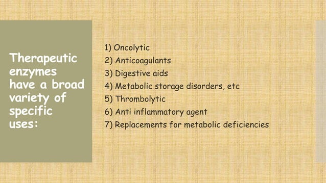 Therapeutic enzymes working | PPTX | Physical Therapy | Wellness