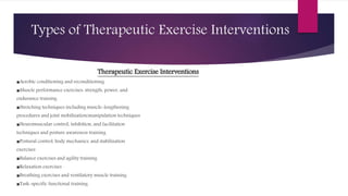 Therapeutic exercise | PPTX