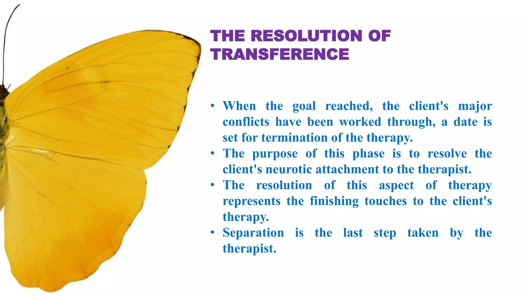 Therapeutic goals assumptions and steps of psychoanalytic therapy | PDF
