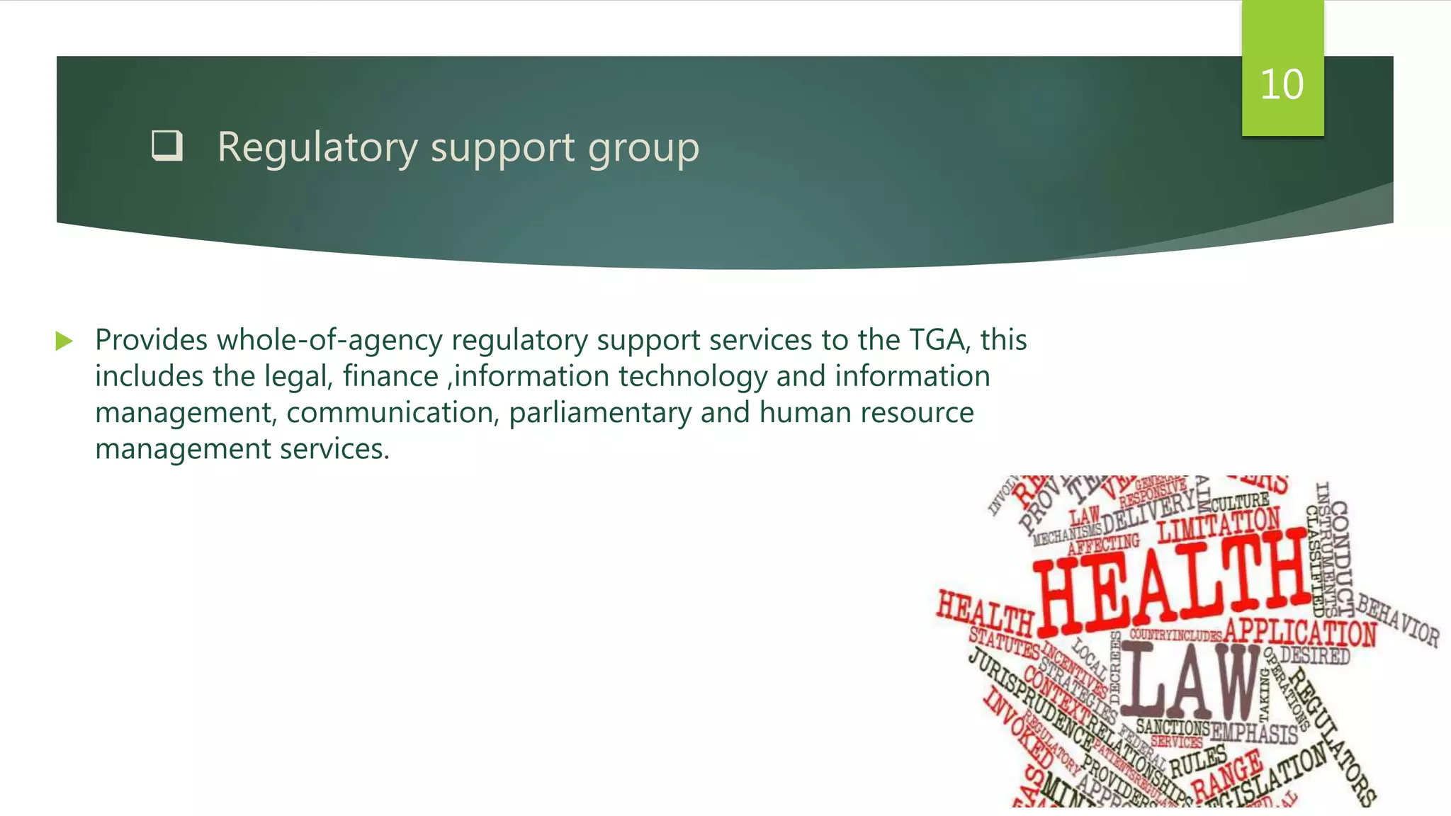 Therapeutic goods adminstration | PPTX