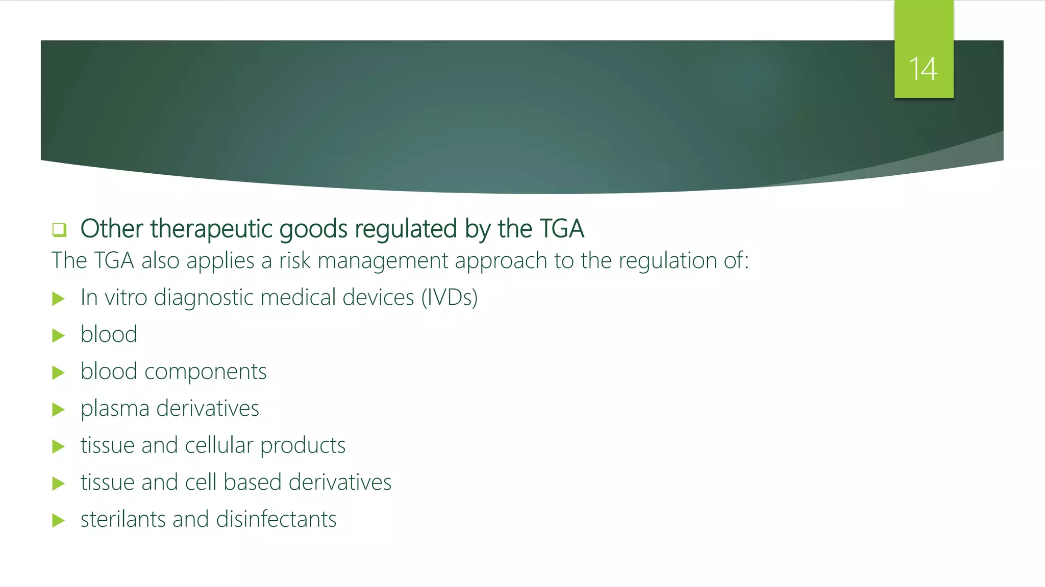 Therapeutic goods adminstration | PPTX