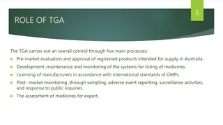 Therapeutic goods adminstration | PPTX