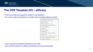 Therapeutic Goods Evaluation Panel Roadshow - Overview of Clinical ...