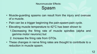 Therapeutic Heat: Physiological & Therapeutic Effects | PPTX