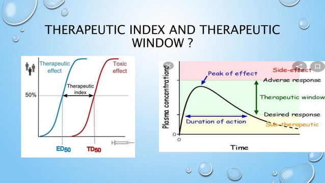 Therapeutic index and window & clinical significance | PPTX | Illegal ...