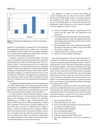 Defining a Central Monitoring Capability: Sharing the Experience of ...