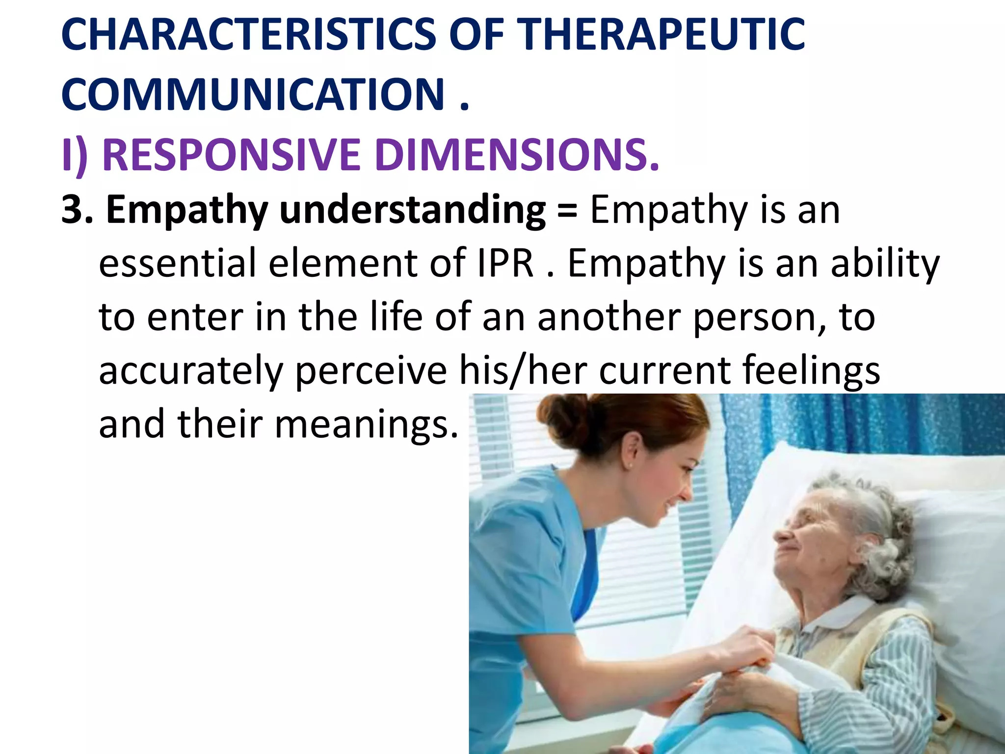 Therapeutic Communication and Nurse-Patient relationship - Manulal V S ...