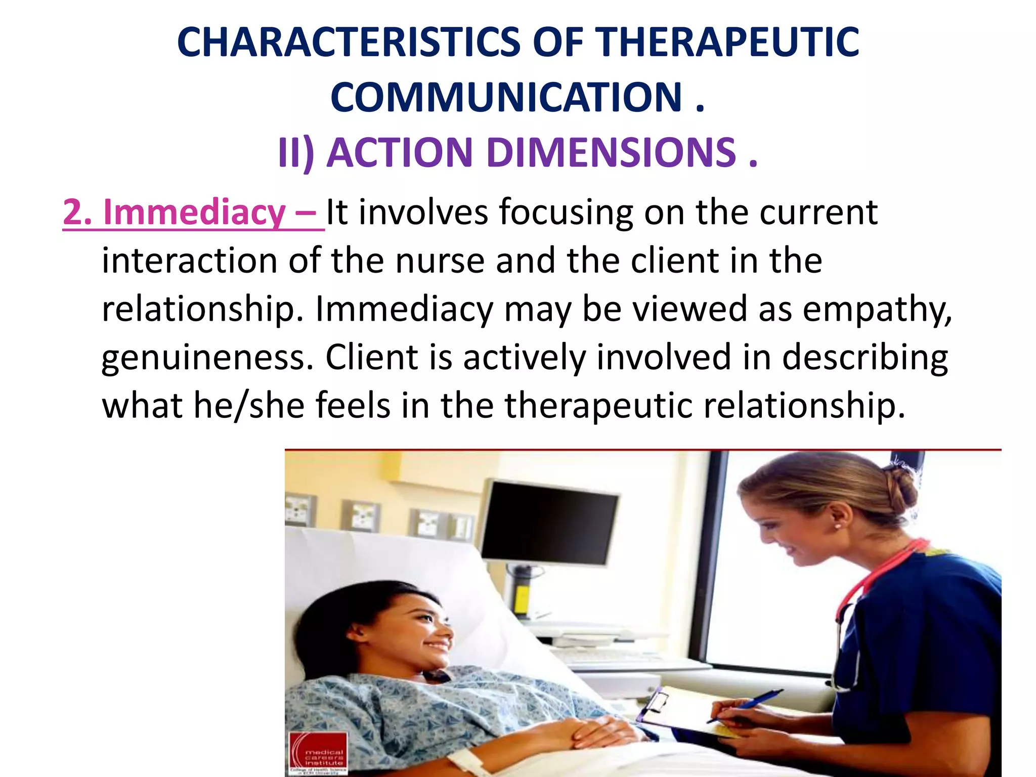 Therapeutic Communication and Nurse-Patient relationship - Manulal V S ...