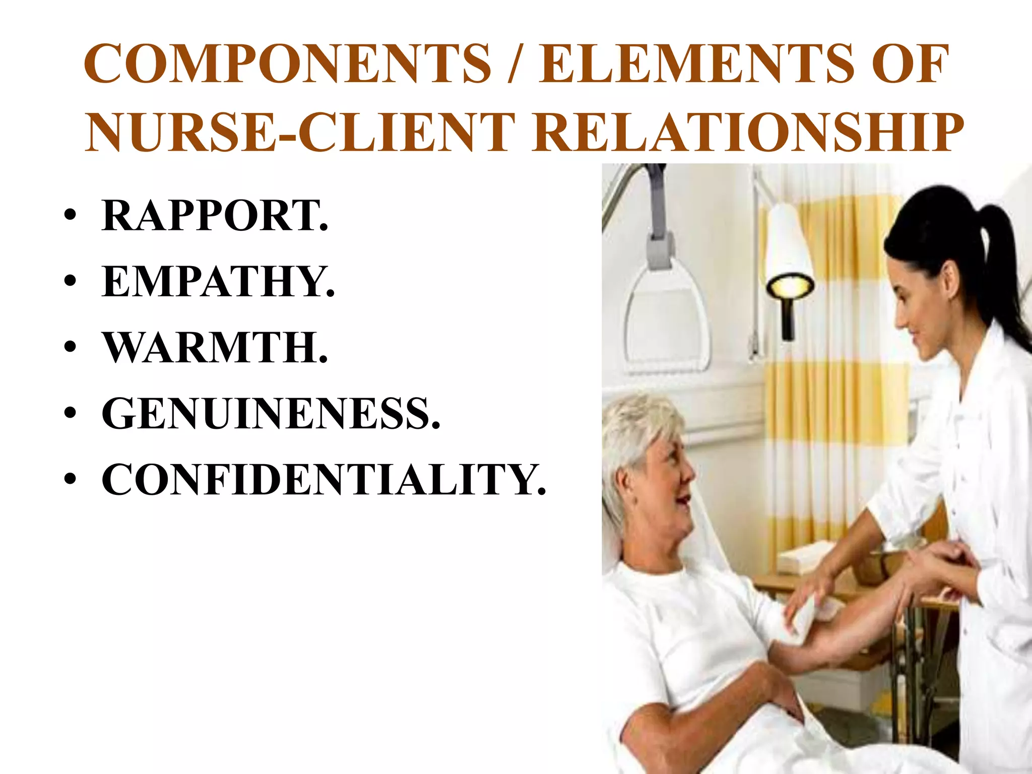 Therapeutic Communication and Nurse-Patient relationship - Manulal V S ...