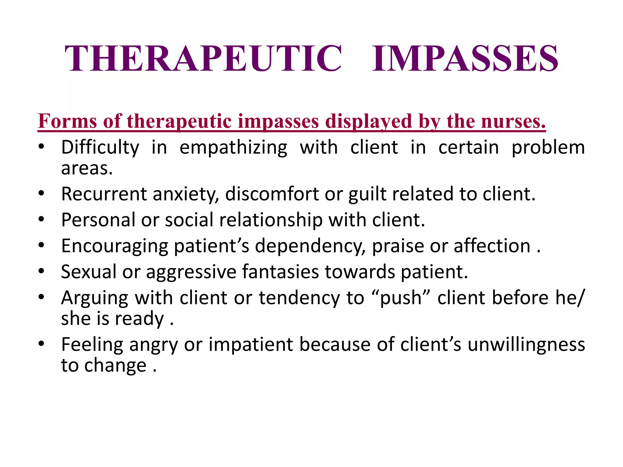 Therapeutic Communication and Nurse-Patient relationship - Manulal V S ...