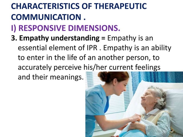 Therapeutic Communication and Nurse-Patient relationship - Manulal V S ...